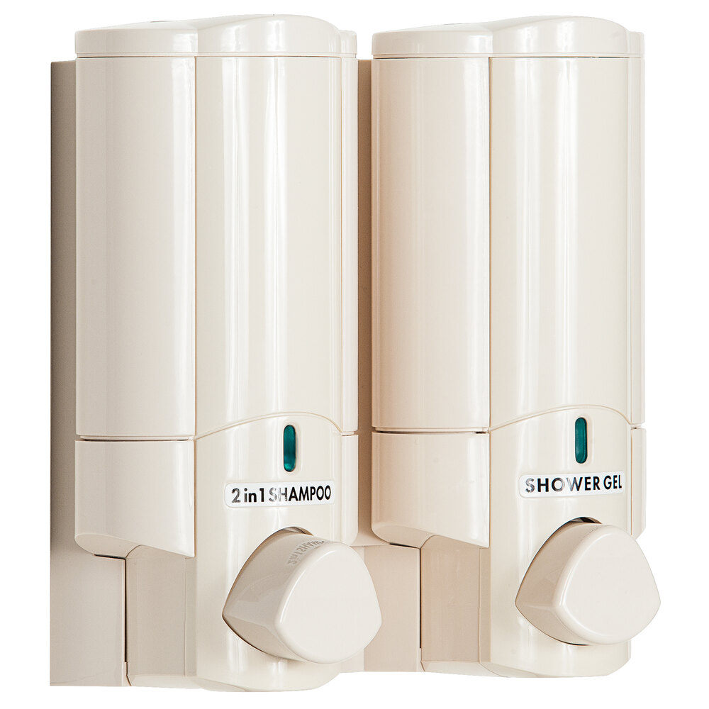 Dispenser Amenities 37270-SPBX Aviva 20 oz. Solid Vanilla 2-Chamber ...