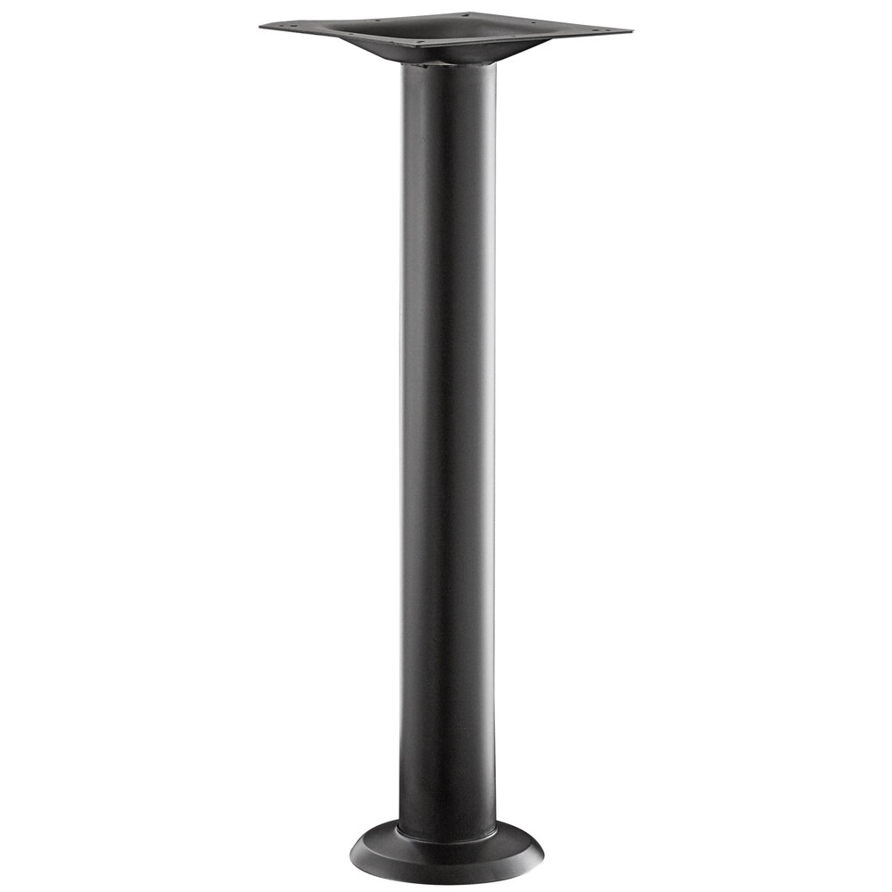 Lancaster Table & Seating Excalibur Bolt Down Black Outdoor Table Base ...
