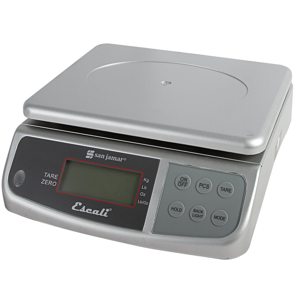 San Jamar / Escali SCDGM33 33 lb. Multi-Function Digital Portion ...