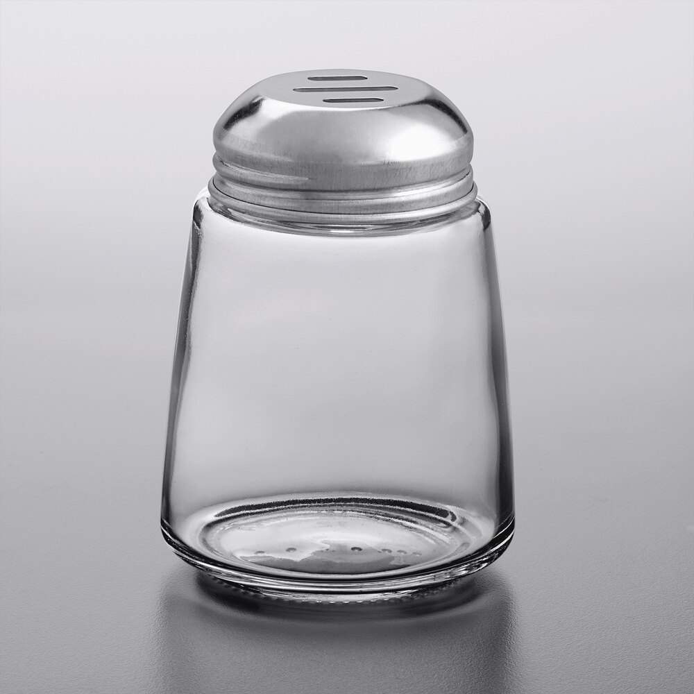 American Metalcraft 3309 8 oz. Glass Spice Shaker