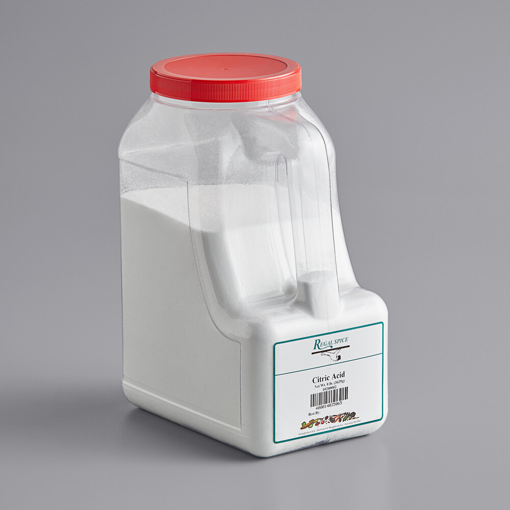 Bulk Citric Acid Powder - 8 lb. Container (Regal)