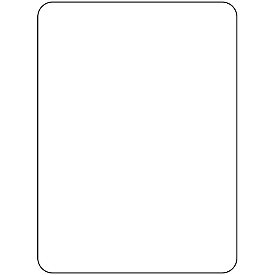 DayMark IT115737B DuraMark™ 2" x 3" Blank Permanent Direct Thermal ...