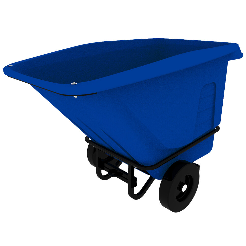 Toter UTT05-00BLU 0.5 Cubic Yard Blue Towable Universal Tilt Truck ...