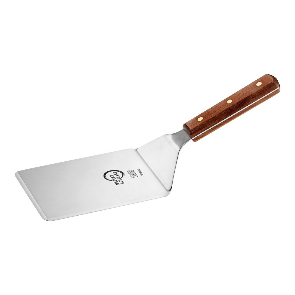 Mercer Culinary M18490 Praxis® 6" x 5" Heavy-Duty Turner with Rosewood ...