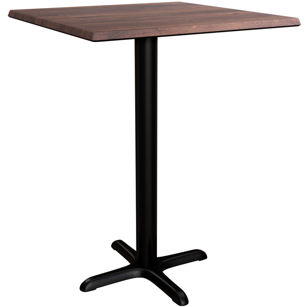 Lancaster Table & Seating Excalibur 28" x 28" Square Counter Height ...