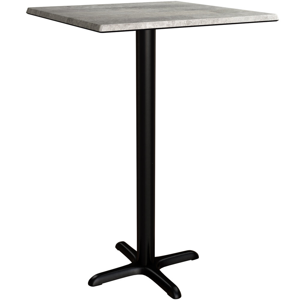 Lancaster Table & Seating Excalibur 28" x 28" Square Bar Height Table ...