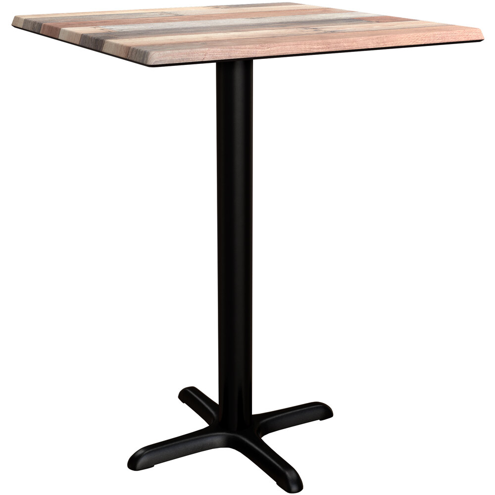 Lancaster Table & Seating Excalibur 28" x 28" Square Counter Height ...