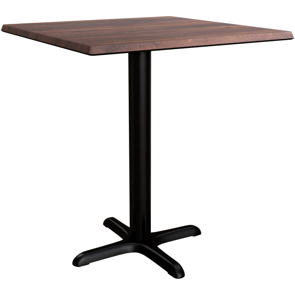 Lancaster Table & Seating Excalibur 28" x 28" Square Standard Height ...