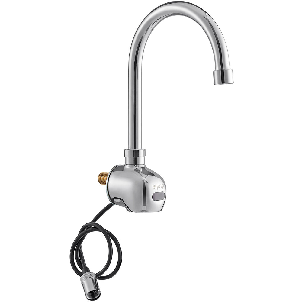 Equip by T&S 5EF-1D-WG Wall Mounted Sensor Faucet with 6 3/8" Swivel ...