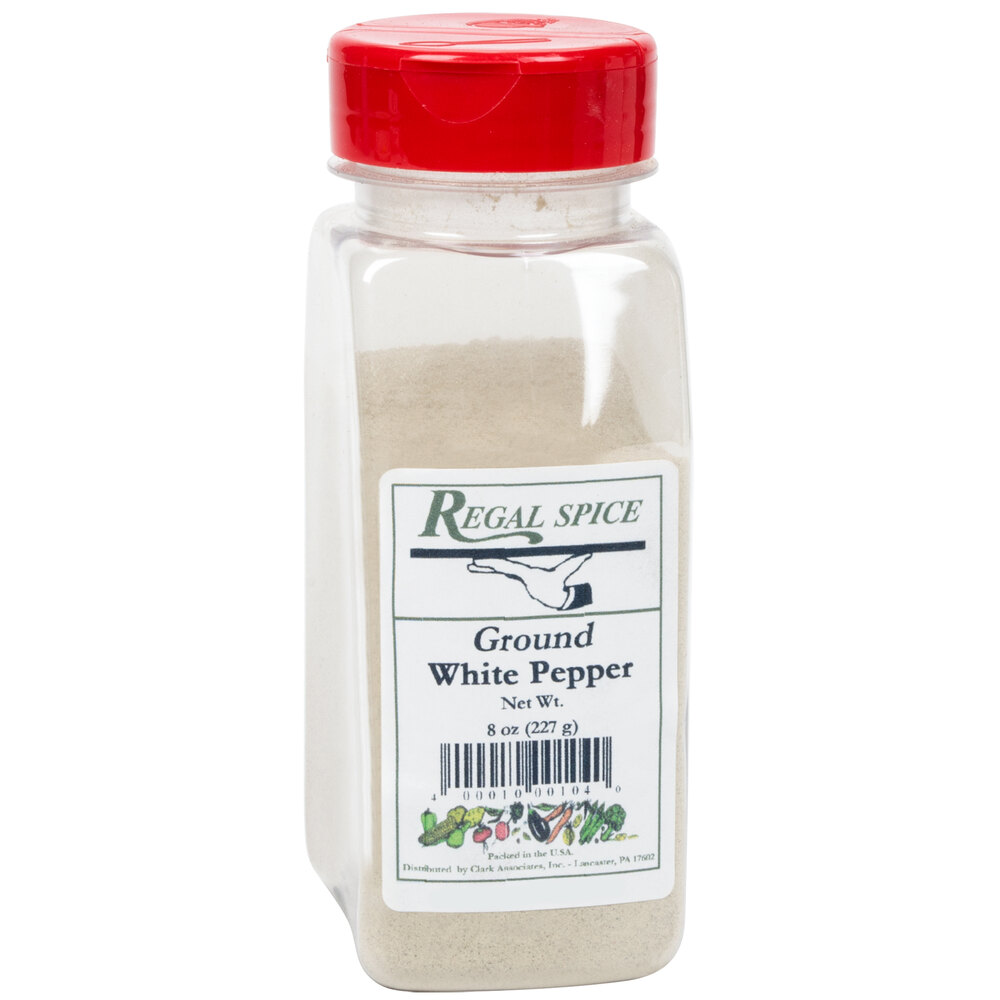Regal Ground White Pepper - 8 oz.