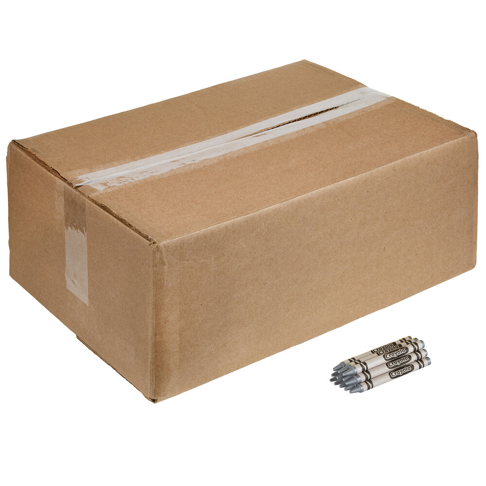 Crayola 528360M084 Classic Silver Crayon - 3,000/Case