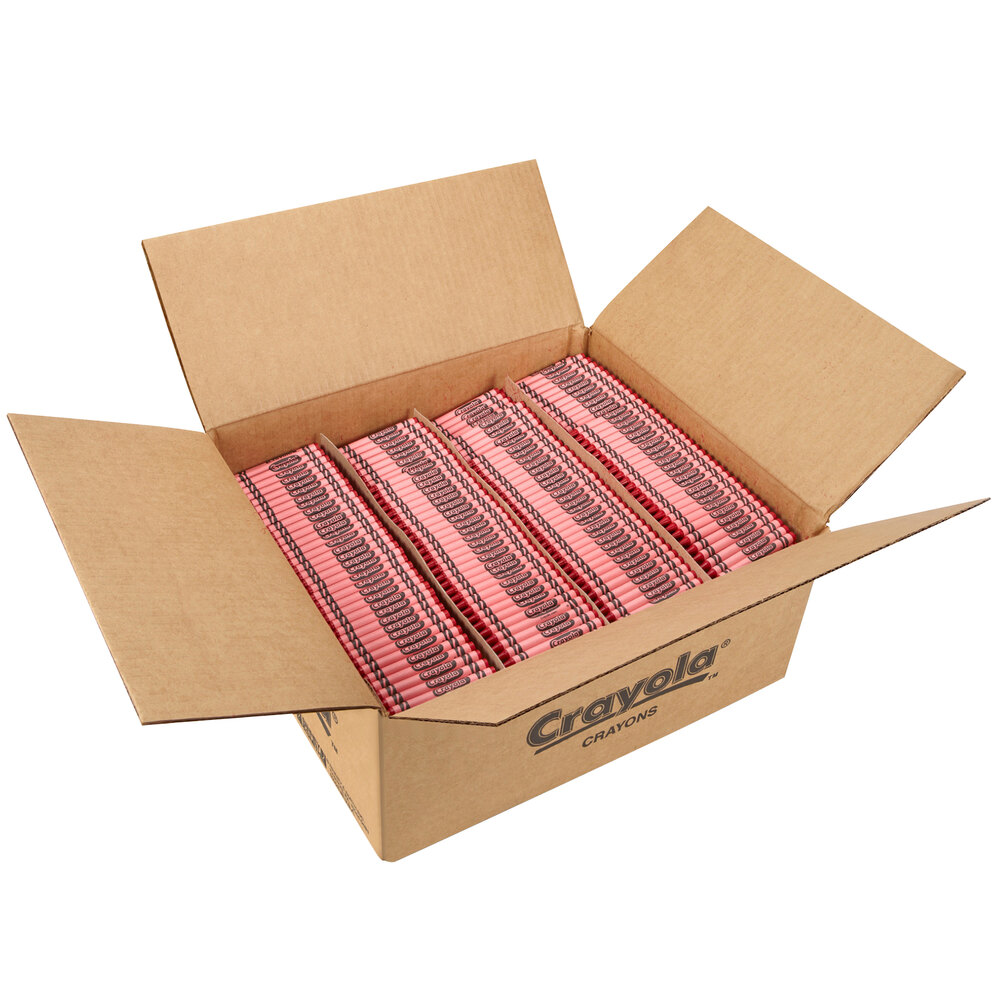 Crayola 528360M038 Classic Red Crayon - 3,000/Case