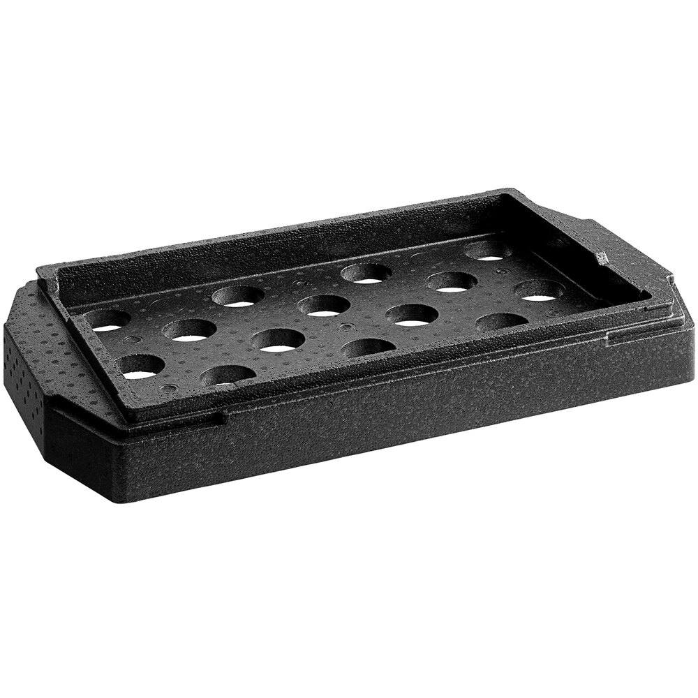 Cambro EPPCTL Cam GoBox® 3 3/8" Black Camchiller® Insert for Large ...