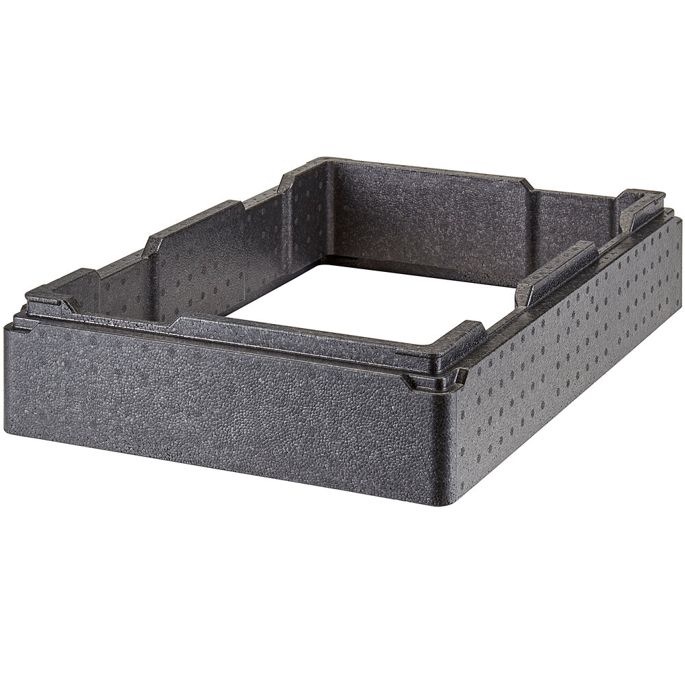 Cambro EPPEXT110 Cam GoBox® 4" Black Extender for Top Loader Insulated ...