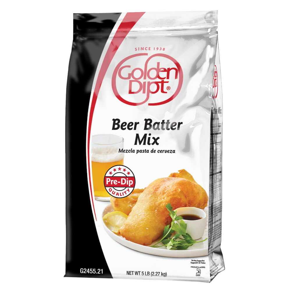 Golden Dipt Beer Batter Mix - 5 lb. (6/Case)