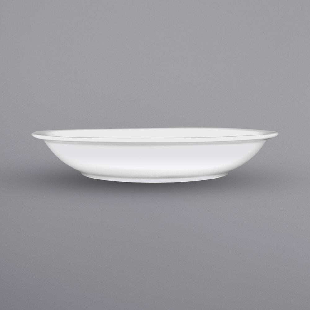 International Tableware Bristol 48 oz. Bright White Rolled Edge ...