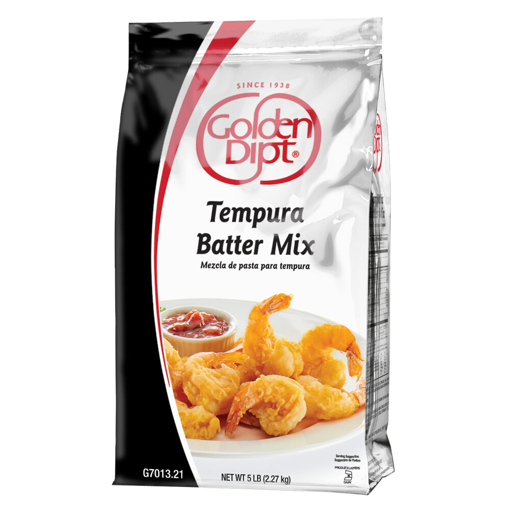 Golden Dipt 5 lb. Tempura Batter with Rice Flour - 6/Case