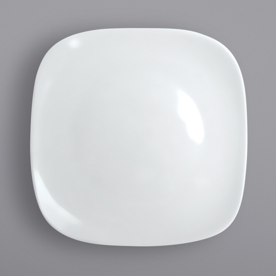 International Tableware QP-7 Quad 7 3/4" Square European White Coupe ...