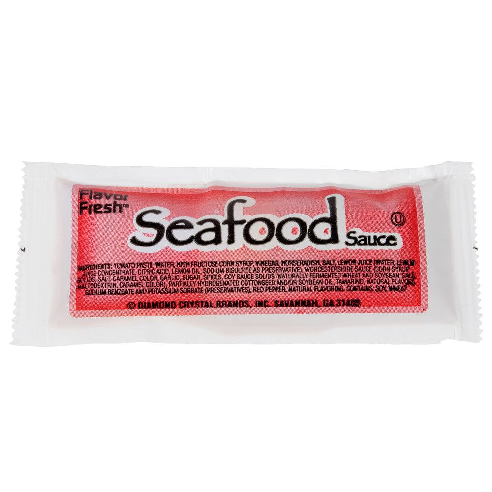 Seafood Sauce 12 Gram Portion Packets - 200/Case