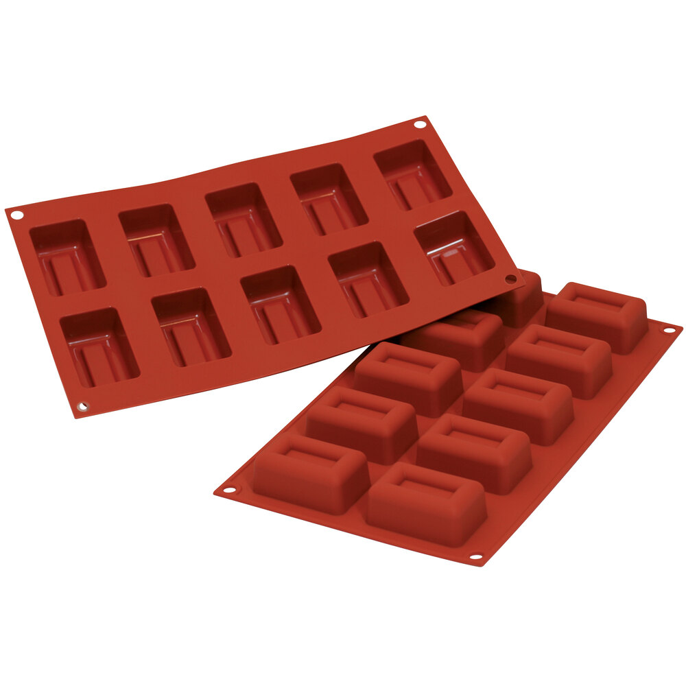 Silikomart SF091 SiliconFLEX 10 Compartment Medium Lingotto Silicone ...