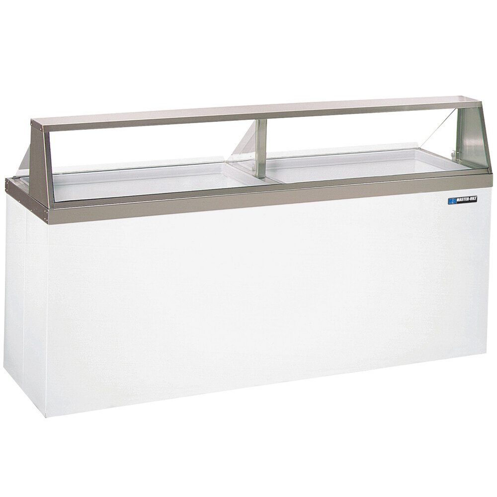Master-Bilt DD-88 90" Straight Glass Ice Cream Dipping Cabinet