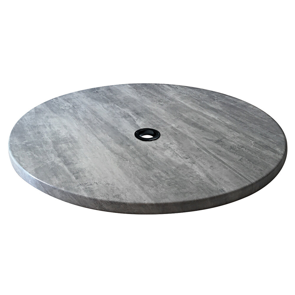Holland Bar Stool OD30RGRYSTNU EnduroTop 30" Round Greystone Laminate ...