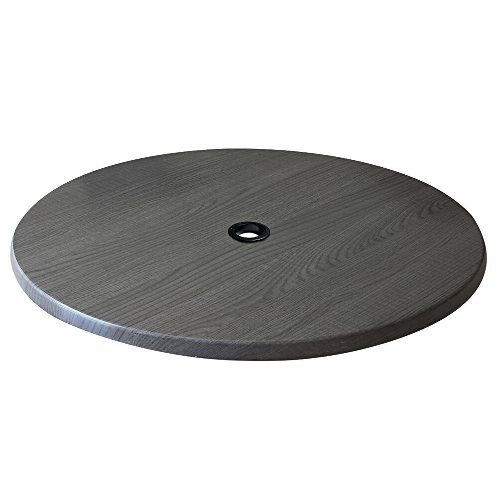 Holland Bar Stool OD30RCHARU EnduroTop 30" Round Charcoal Laminate ...
