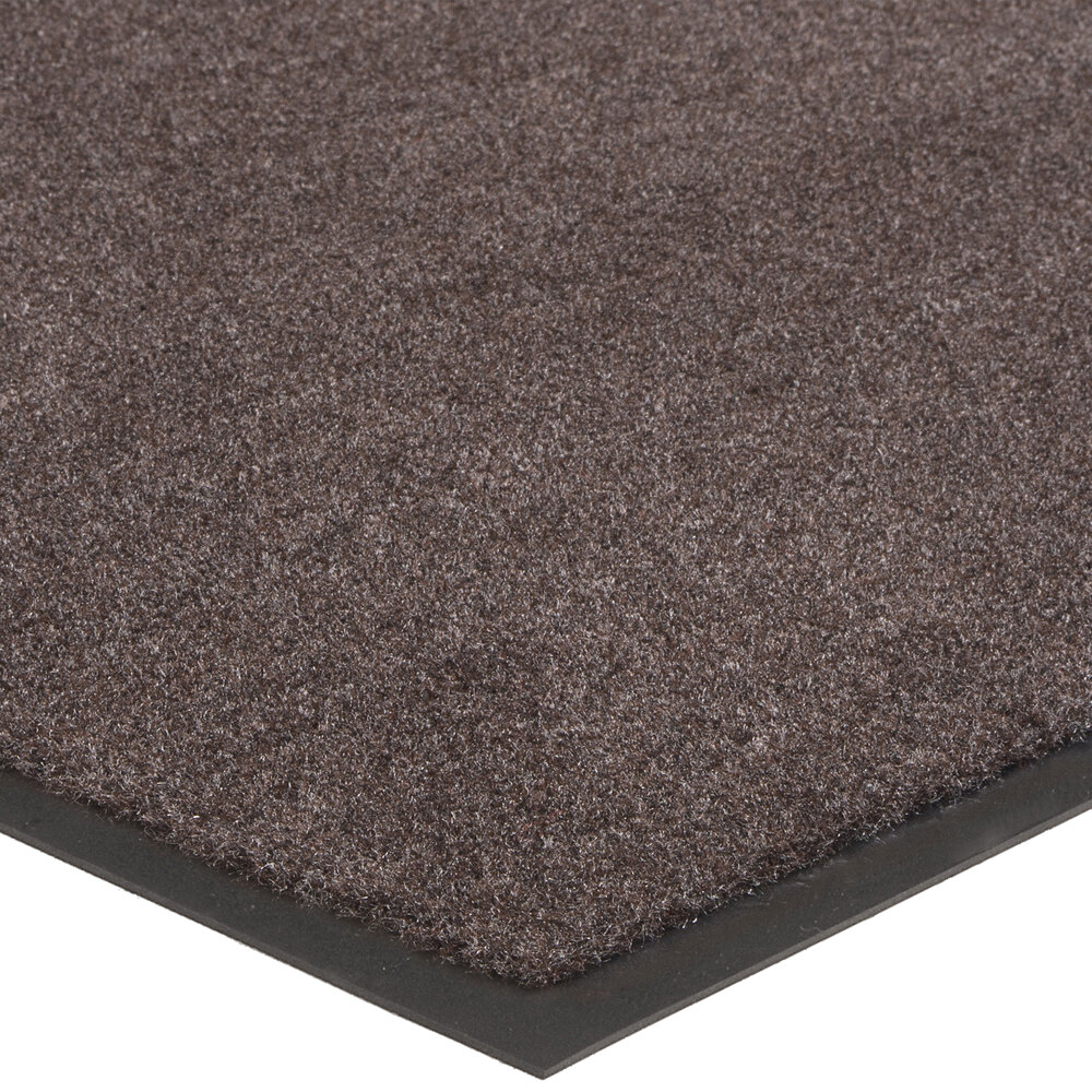Lavex Plush 3' x 6' Brown Olefin Indoor Entrance Mat - 3/8" Thick