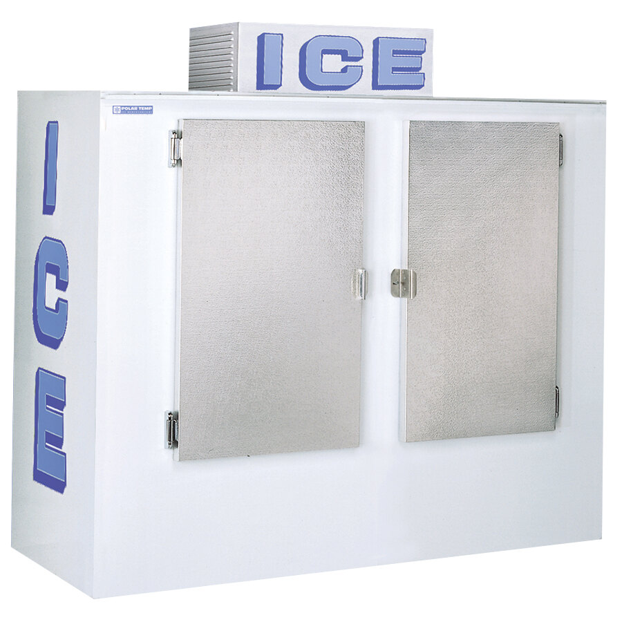 Polar Temp 670CWP Cold Wall Outdoor Ice Merchandiser - 65 cu. ft.