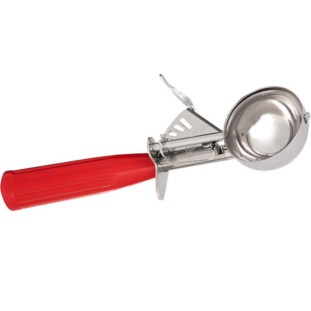 Carlisle 60300-24 #24 Red Thumb Press Disher - 1.8 oz.