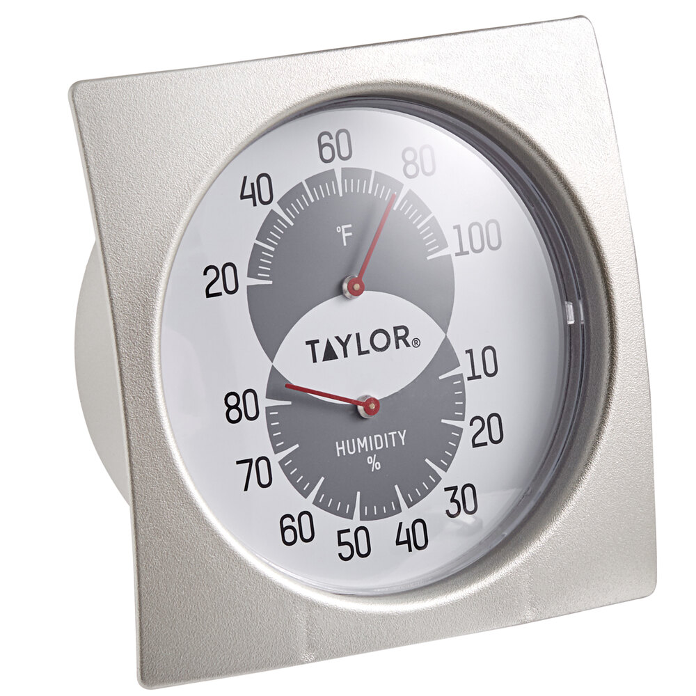 Taylor 5504 4" Indoor Thermometer and Hygrometer
