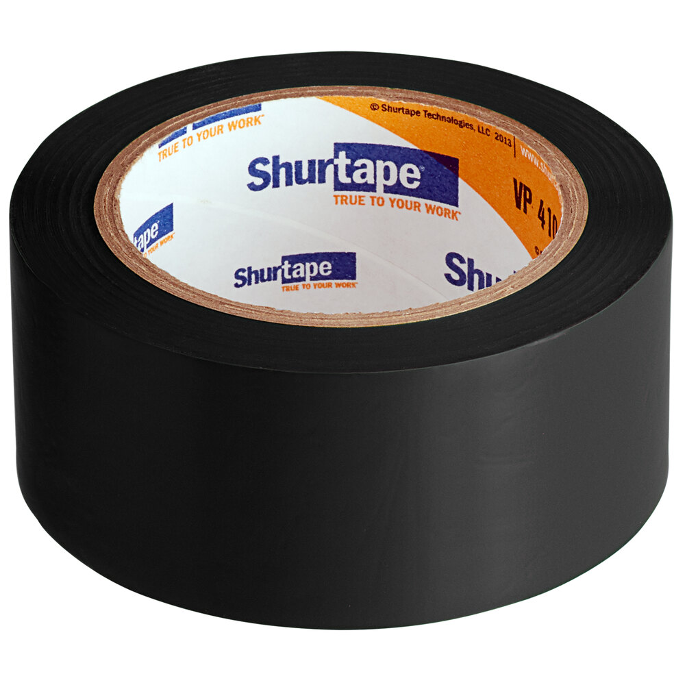 Shurtape VP 410 2" x 36 Yards Black Line Set Tape