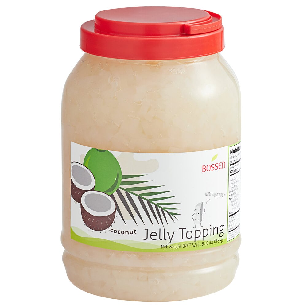 Coconut Jelly Bubble Tea Topping (8.38 lb.)