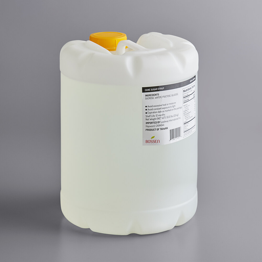 Bossen Cane Sugar Syrup - 5 Gallon / 55 lb.