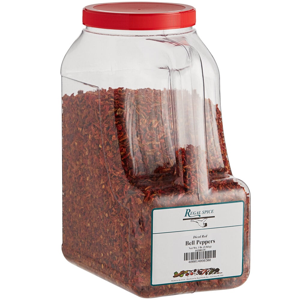 Regal Diced Red Bell Pepper - 3 lb.