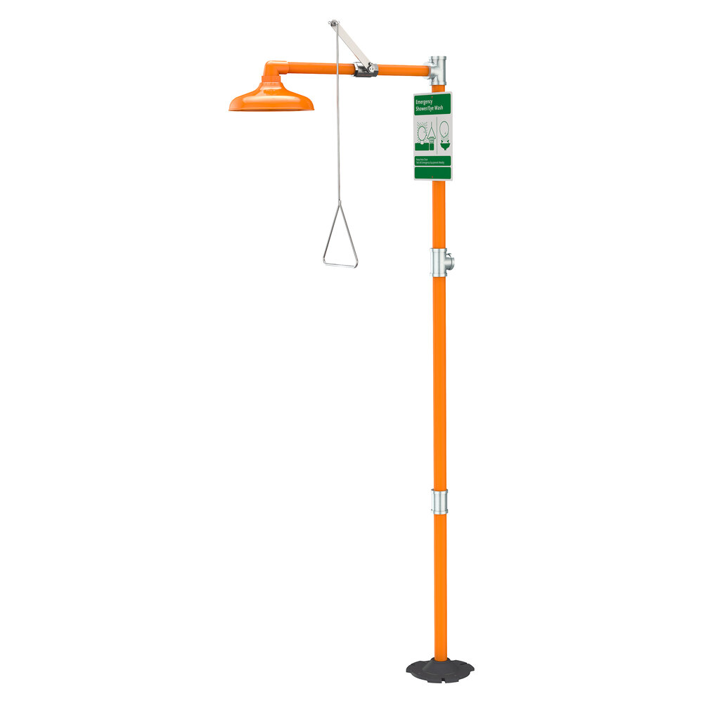 Guardian Equipment G1662 Free Standing Emergency Shower with Plastic Head