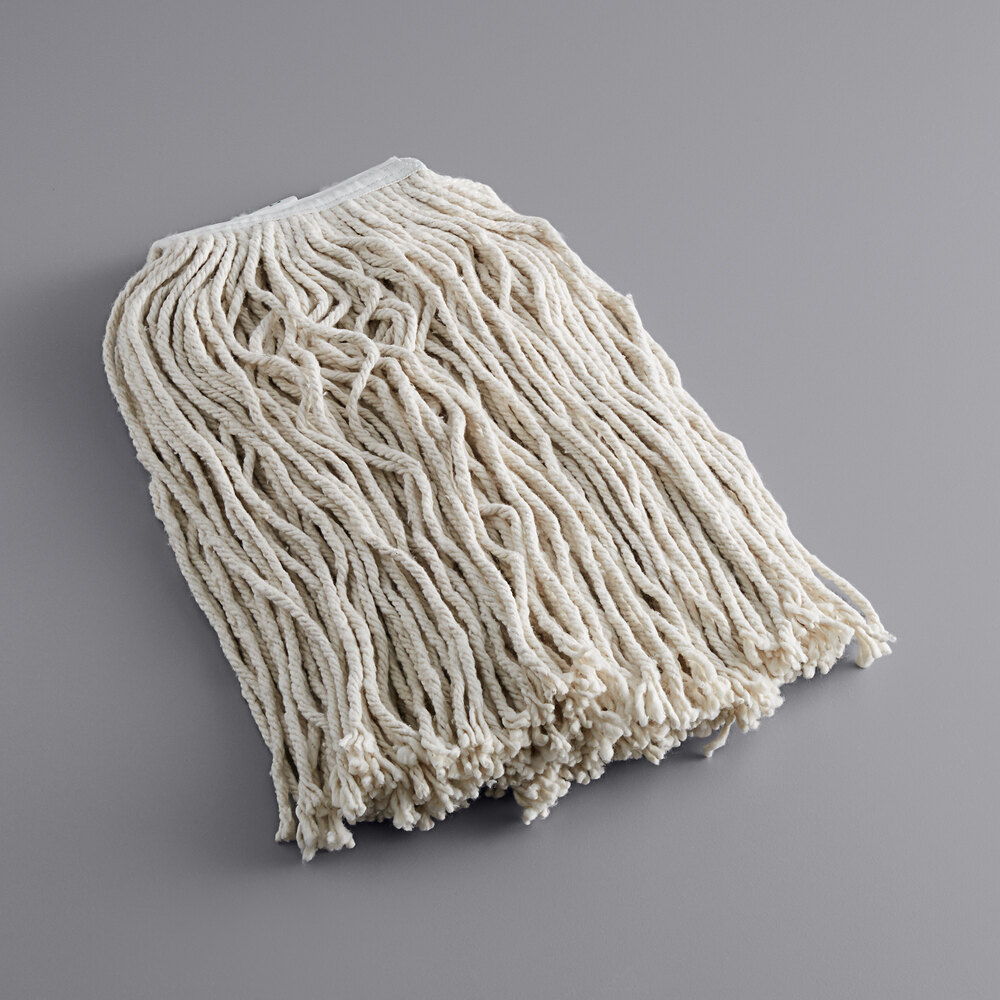 Choice 16 oz. #24 Cotton Cut End Mop Head with 1" Band
