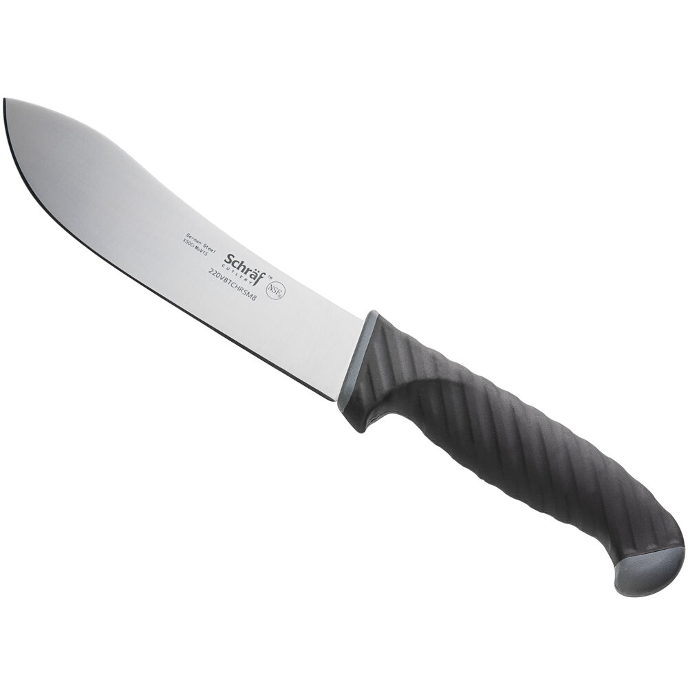 Schraf™ 8" Butcher Knife with TPRgrip Handle