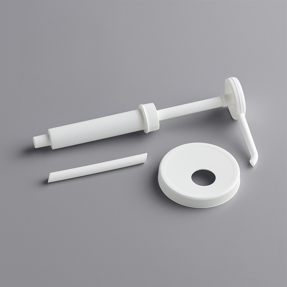 TableCraft 66289 1 oz. Condiment Pump Kit with 3 1/2" (89 mm) Screw On ...