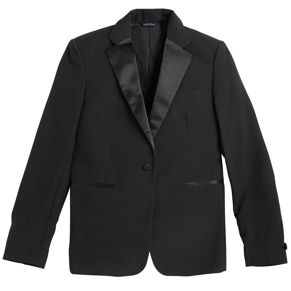 Henry Segal Women's Customizable Black Tuxedo Jacket - 26