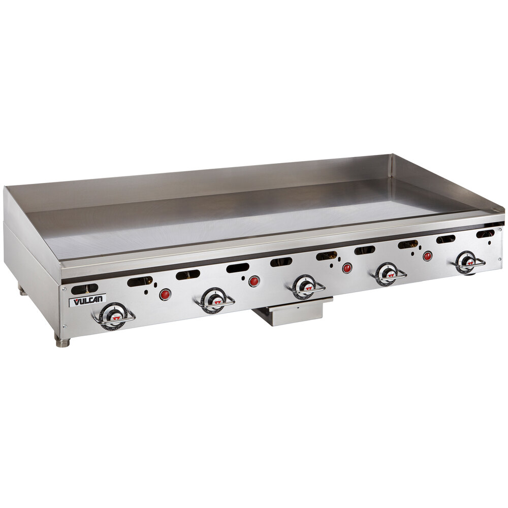 Vulcan MSA60-24C 60" Natural Gas Chrome Top Commercial Griddle / Grill ...
