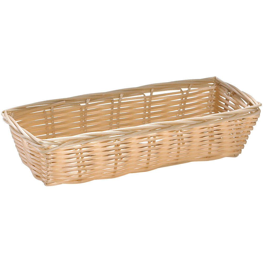 TableCraft 1116W 9" x 3 1/2" x 2" Rectangle Natural-Colored ...