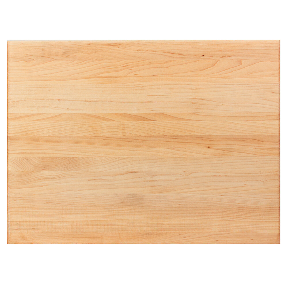 John Boos & Co. R03 20" x 15" x 1 1/2" Reversible Maple Wood Cutting ...