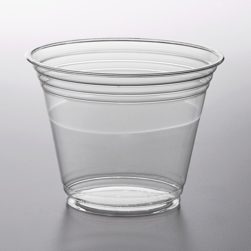 9 oz. Plastic Squat Cold Cup - 1,000/Case