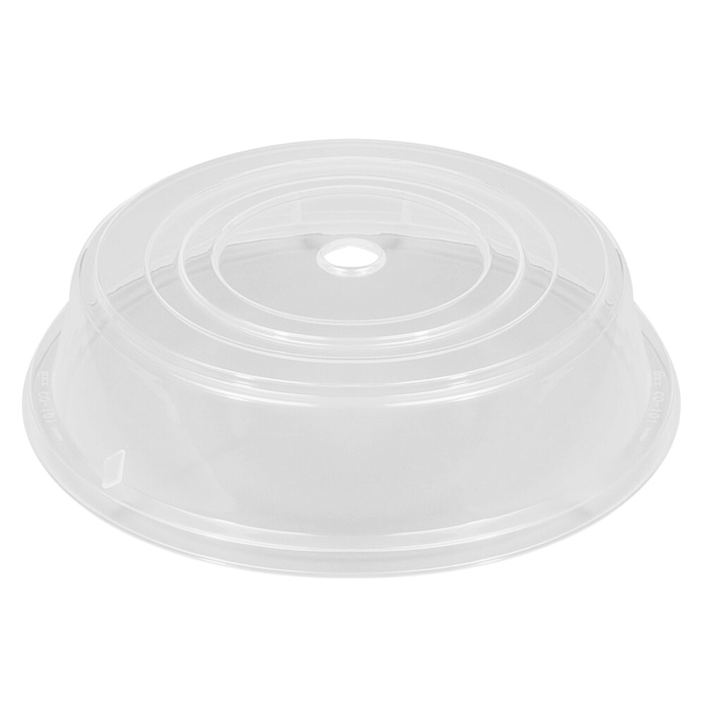 GET CO-101-CL Round Clear Polypropylene Plate Cover for 10 5/8" to 11 7 ...