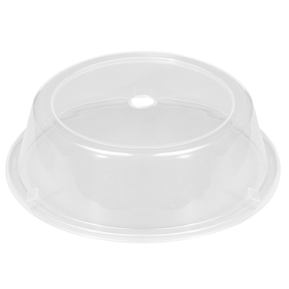 GET CO-93-CL Round Clear Polypropylene Plate Cover for 9 11/16" to 10 7 ...