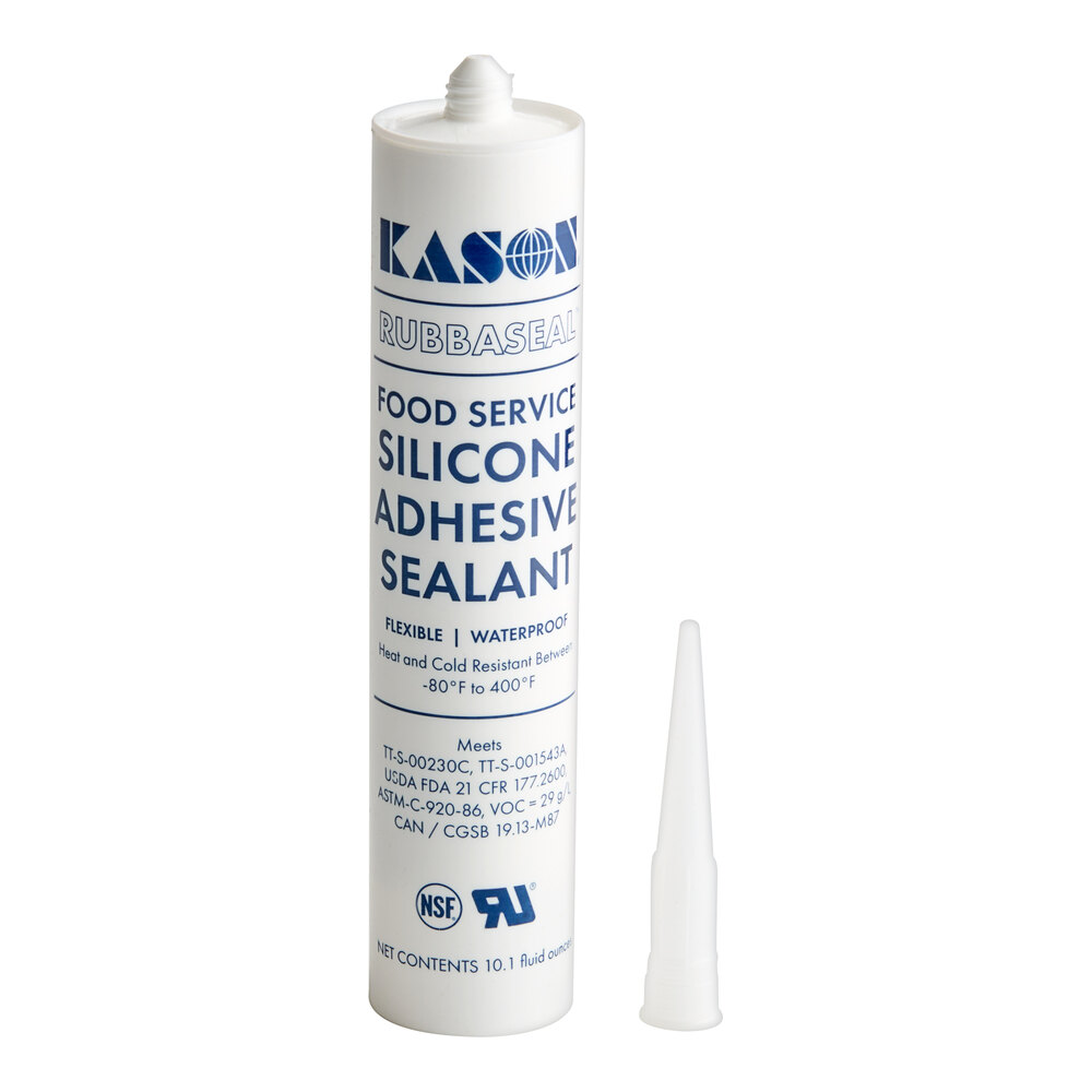 Kason® 3700 Series RubbaSeal™ Silicone Caulk / Sealant 10.3 oz. Tube ...