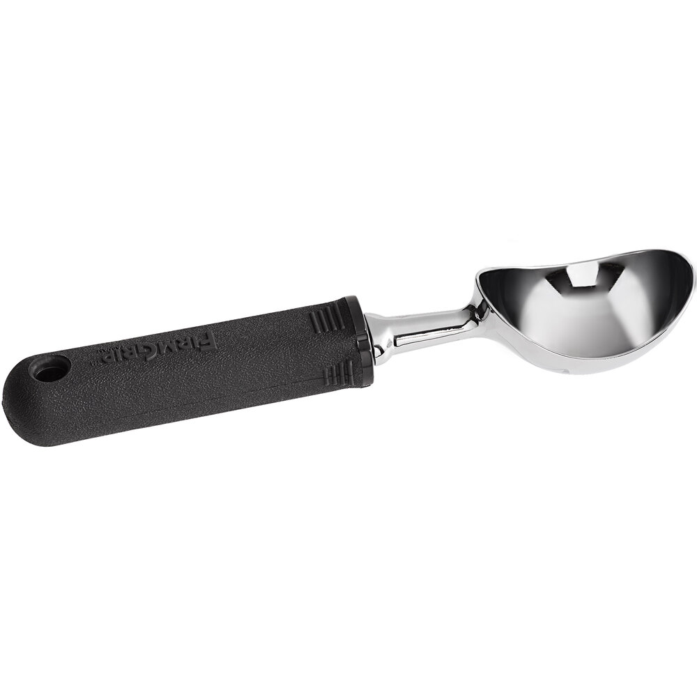 Tablecraft E5619 FirmGrip 8" Ice Cream Scoop / Dipper with Black Non ...