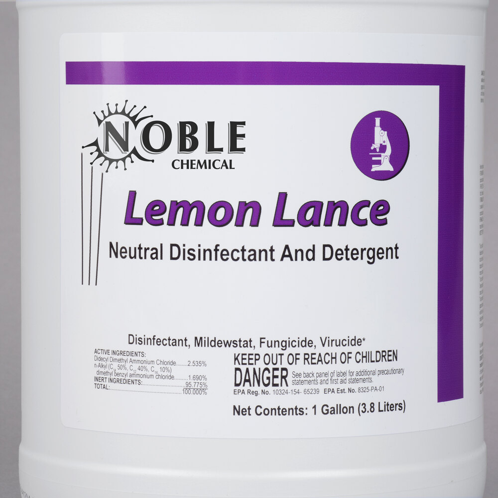 Noble Chemical 1 Gallon / 128 oz. Lemon Lance Lemon Concentrated ...