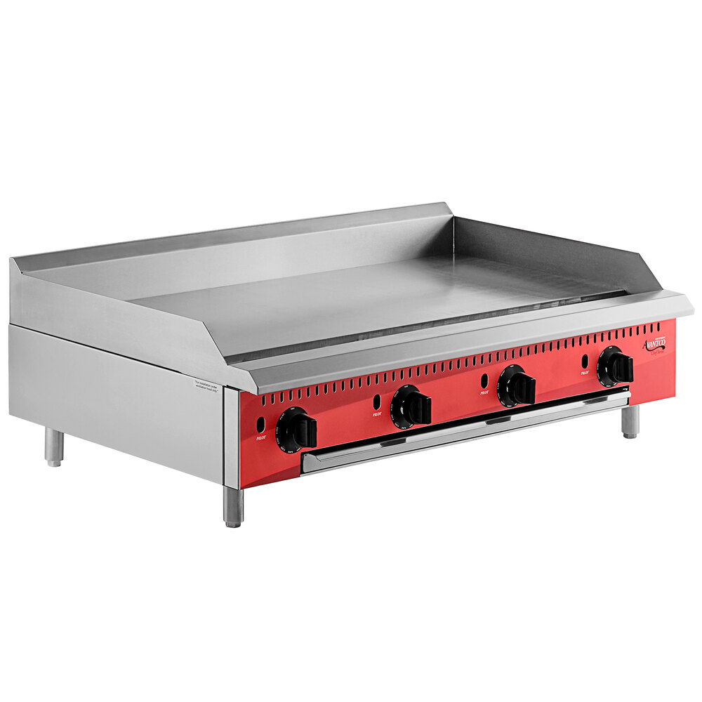 Avantco Chef Series CAG-48-TG 48" Countertop Gas Griddle with ...